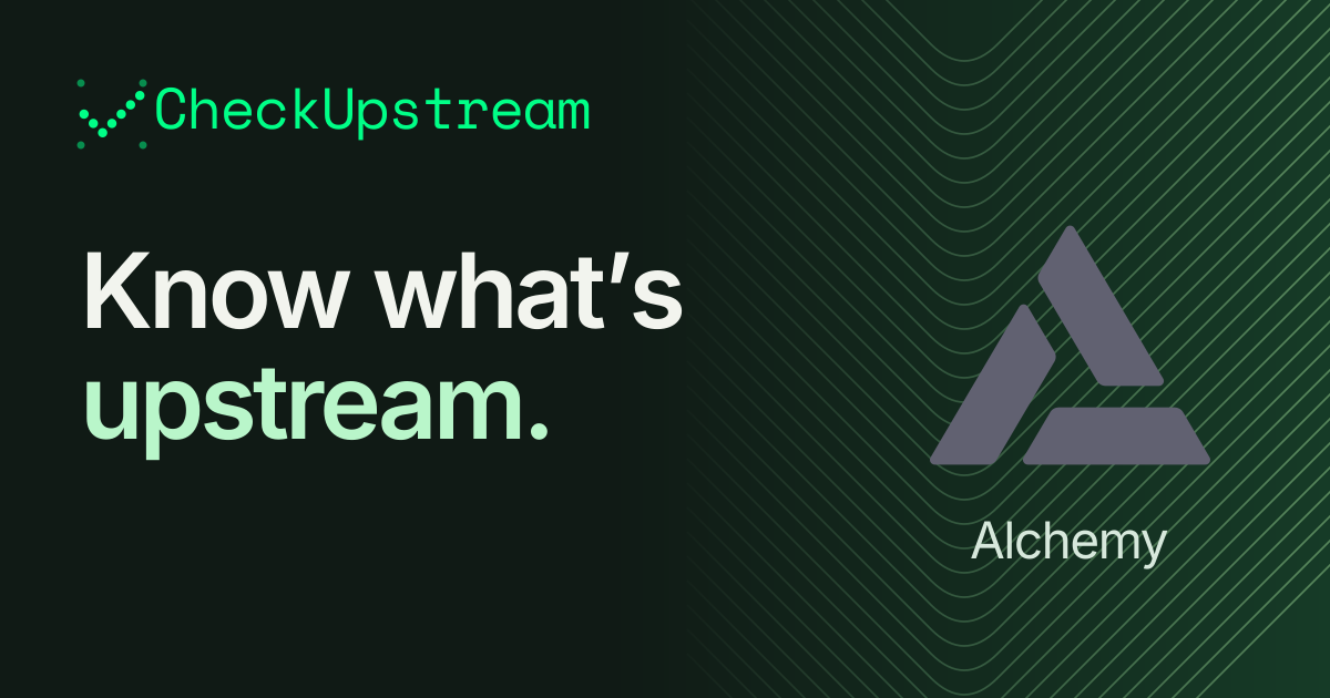Alchemy Status: Reports and Incidents | CheckUpstream